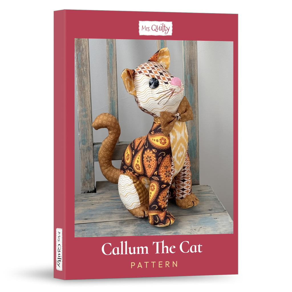 Callum the Cat Downloadable PDF Quilt Pattern