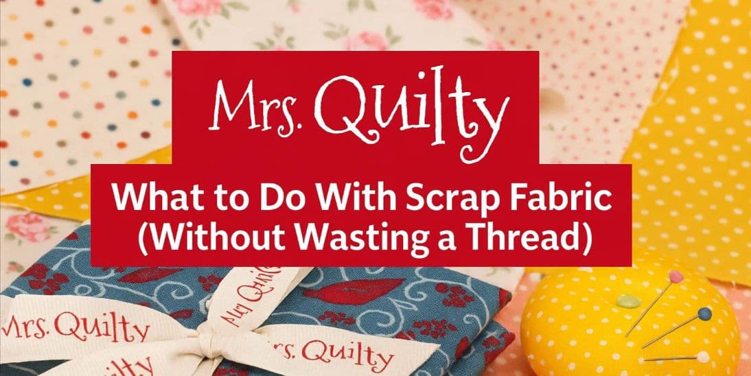 What to Do With Scrap Fabric (Without Wasting a Thread)