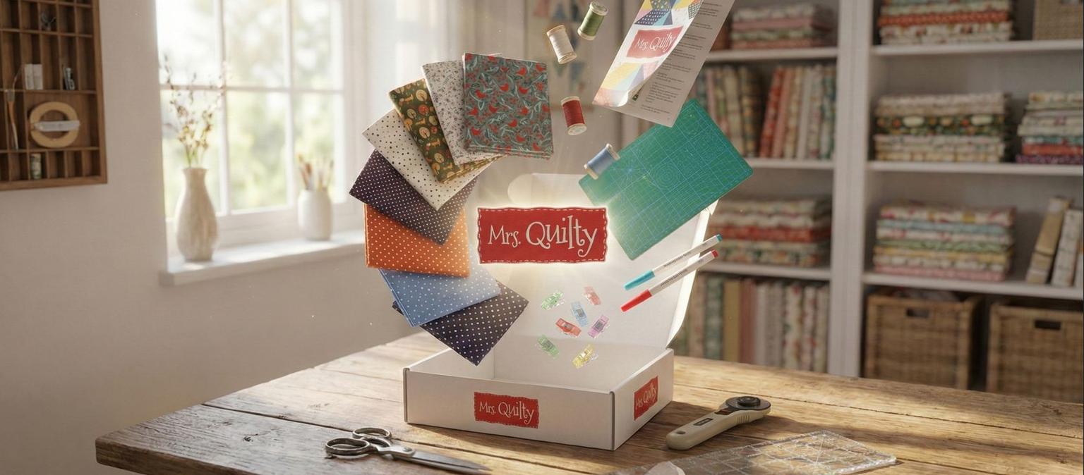 Inside a Quilting Subscription Box | Mrs. Quilty