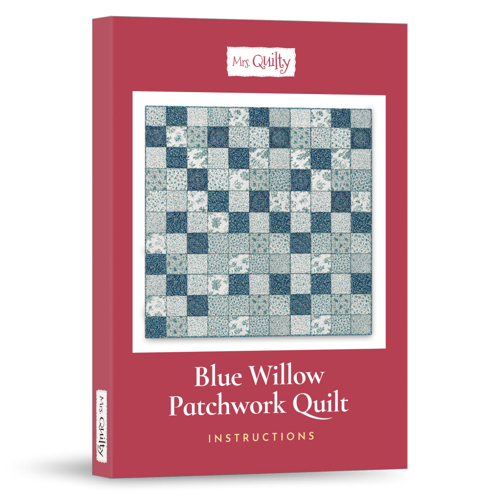 Blue Willow Quilt Downloadable PDF Quilt Pattern