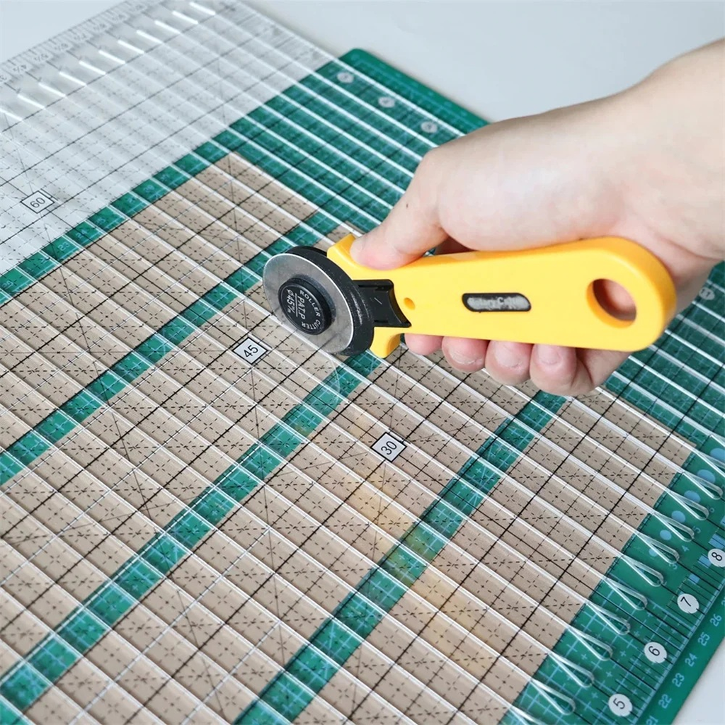 Slotted Quilting Ruler for Fabric Cutting | Mrs. Quilty