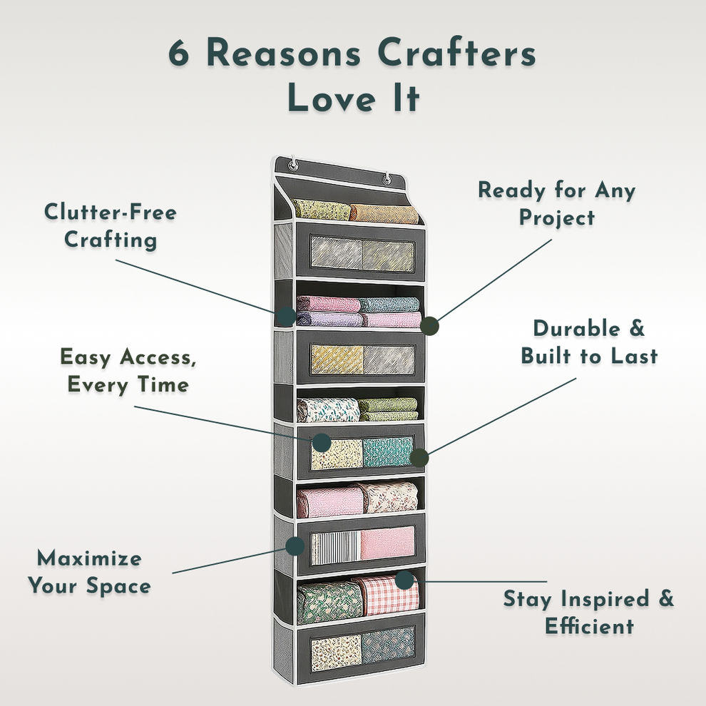 Hanging Quilting Organizer | Fabric Storage & Project Manager