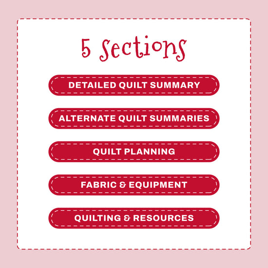 Quilting Planner | 51-Page Printable | Mrs. Quilty
