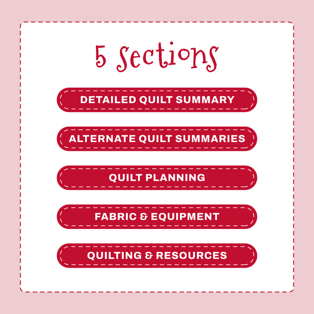 Quilting Planner 51 Pages (Printable) – Mrs Quilty