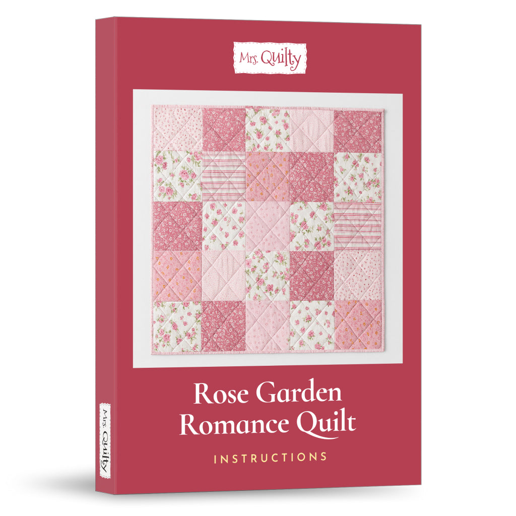 Rose Garden Romance Quilt Downloadable PDF Quilt Pattern