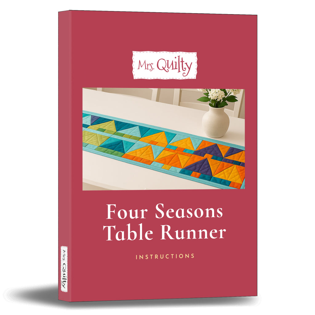 Four Seasons Table Runner Downloadable PDF Quilt Pattern