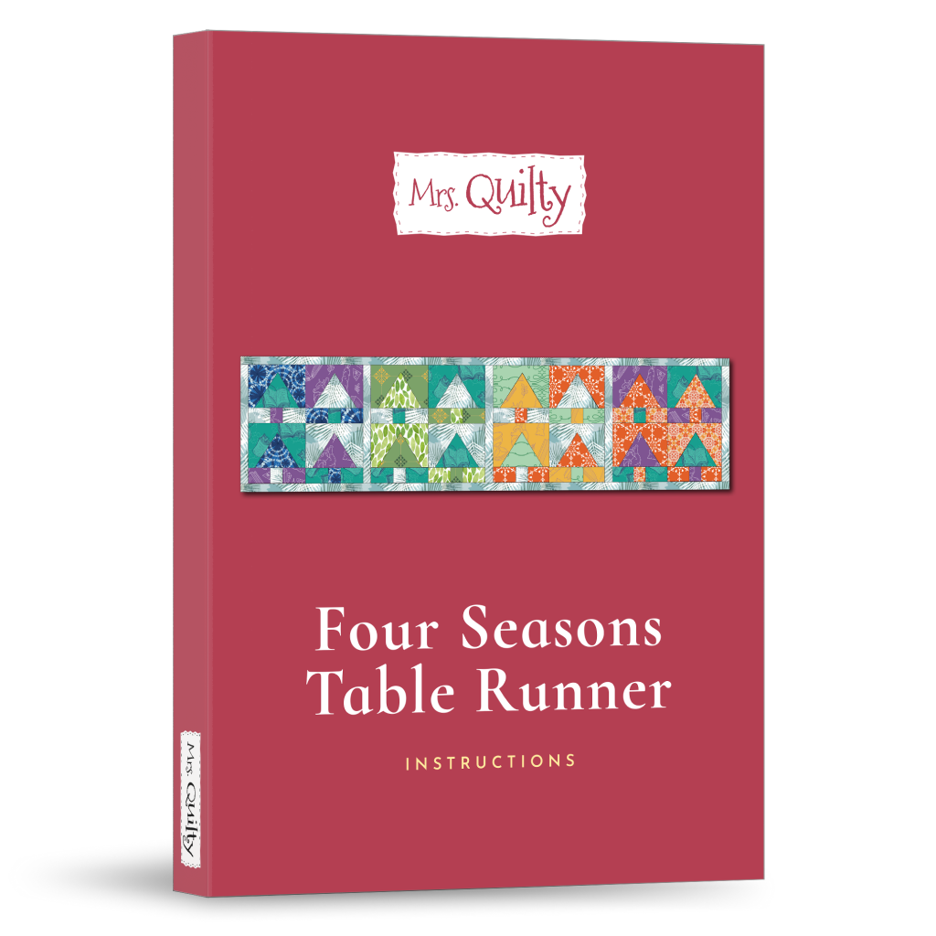 Four Seasons Table Runner Downloadable PDF Quilt Pattern