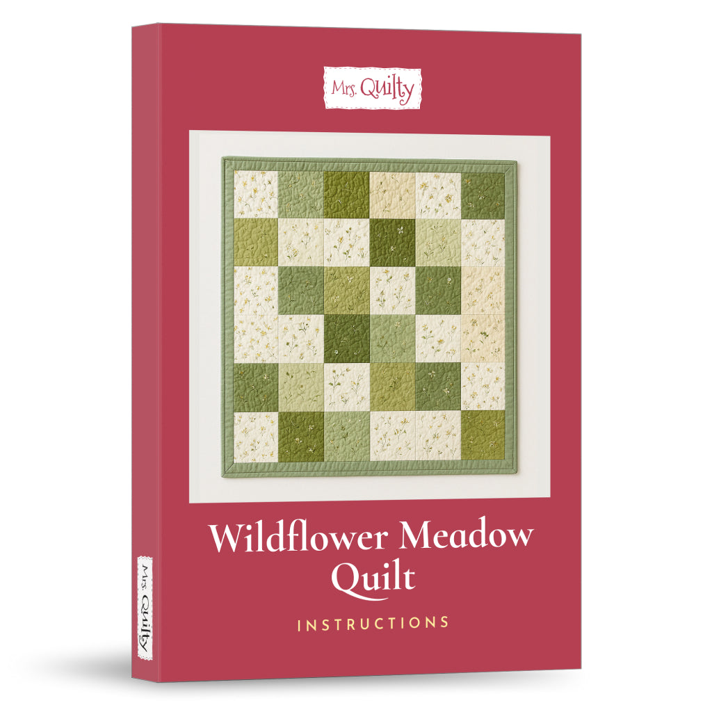 Wildflower Meadow Quilt Downloadable PDF Quilt Pattern