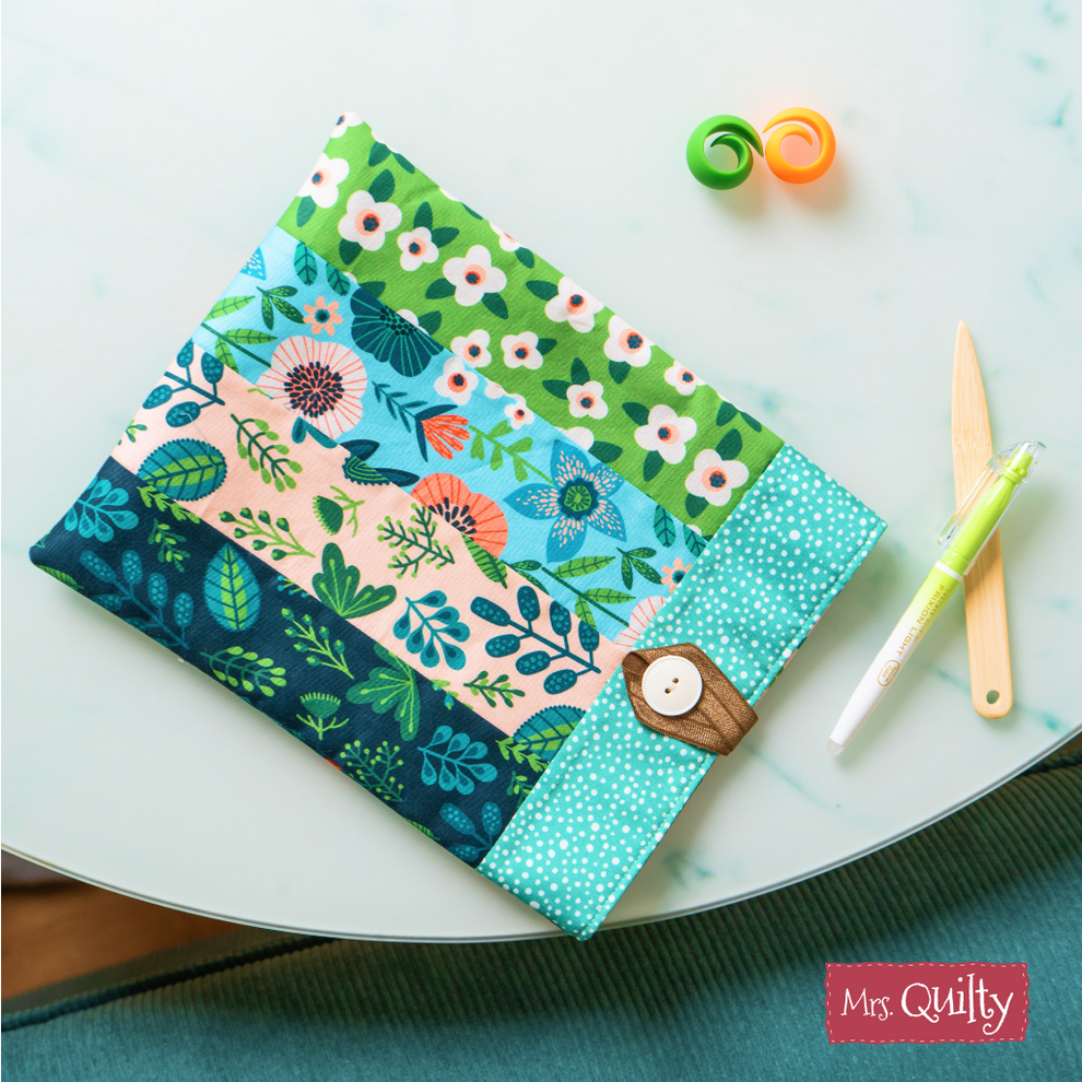 Book Sleeve PDF Quilt Pattern | Protect Your Books | Mrs. Quilty