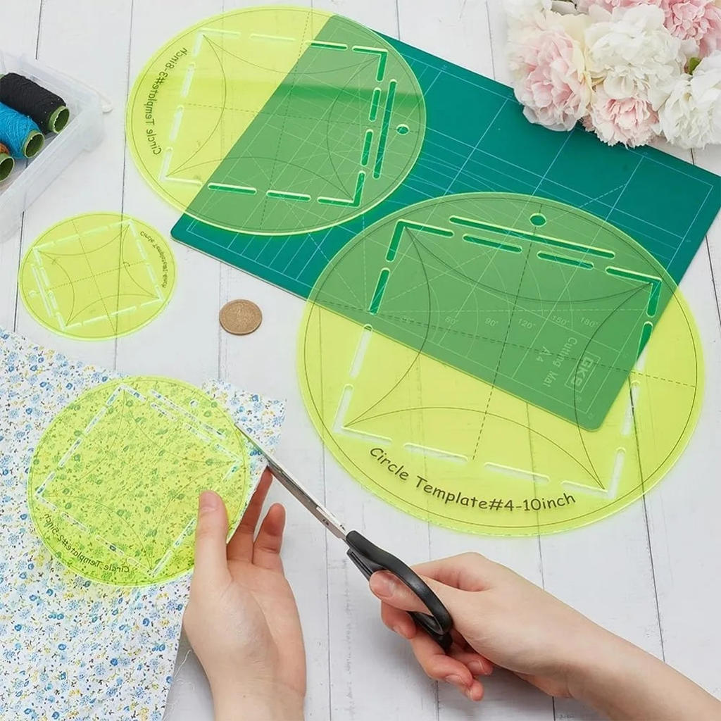 Circle Quilting Template Set | Perfect Curves Guide