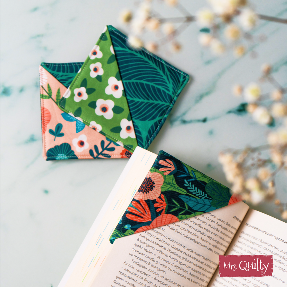 Corner Bookmark Quilt Pattern PDF | Instant Download