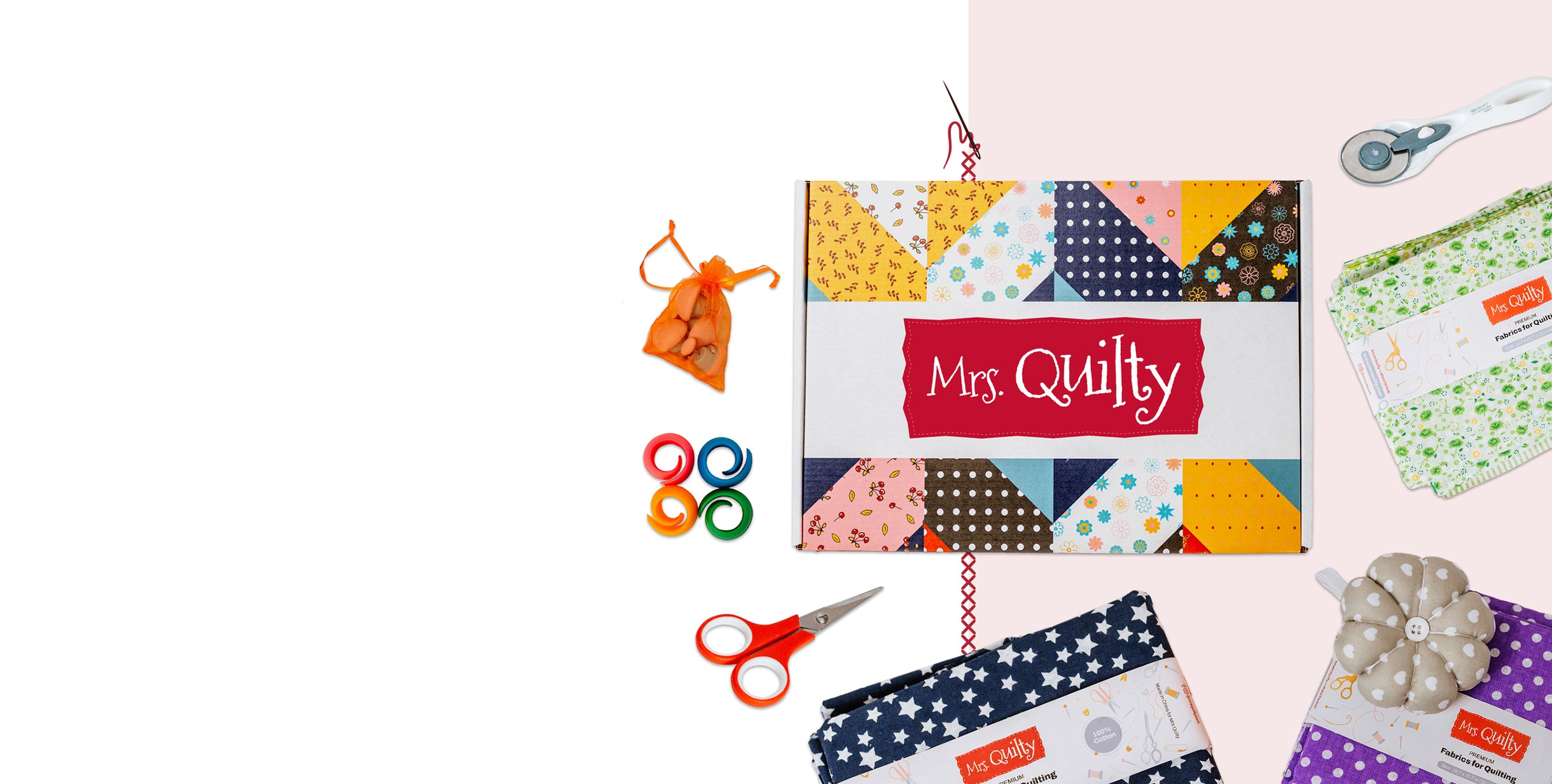 Mrs Quilty - Subscription box for quilters of all levels