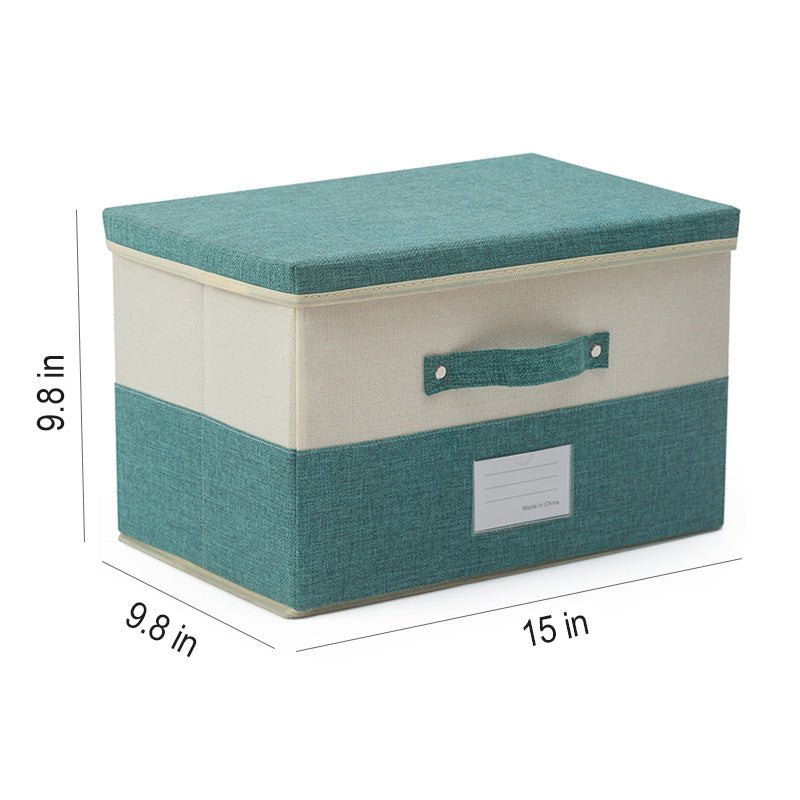 Foldable Storage Box with Lid | Mrs. Quilty