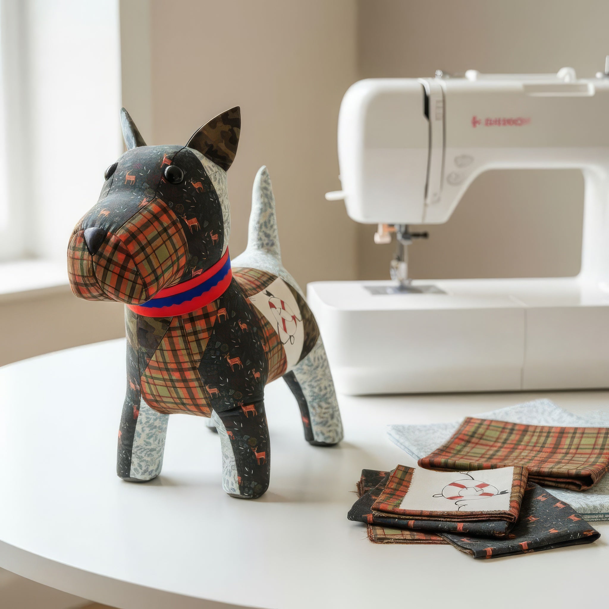 Wooffy the Dog PDF Pattern | Animal Plushie Sewing Pattern