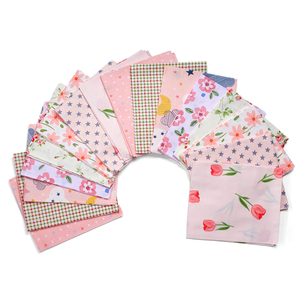 Love Letters in Pink Fat Quarter Bundle | Mrs Quilty