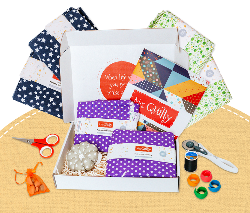Mrs Quilty - Subscription box for quilters of all levels