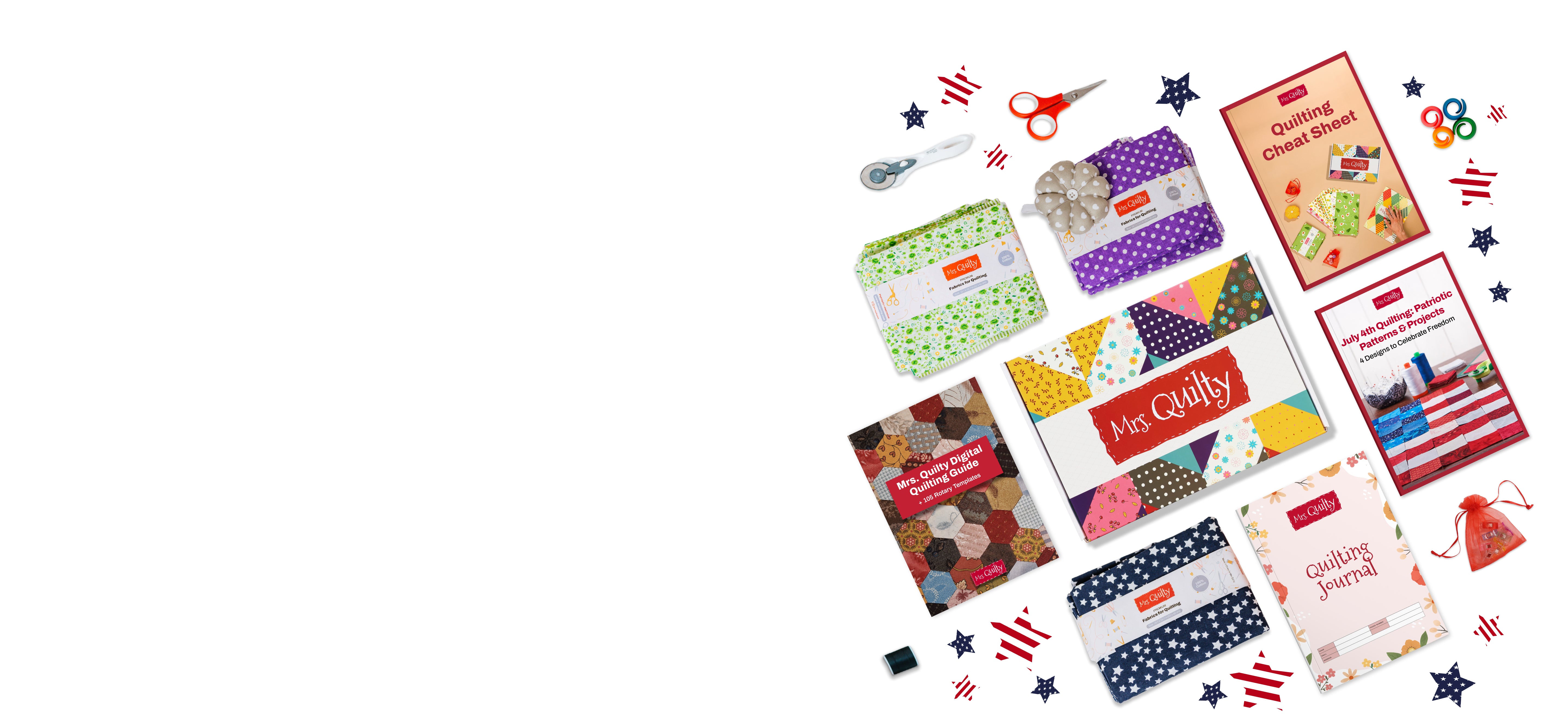 Mrs Quilty - Subscription box for quilters of all levels