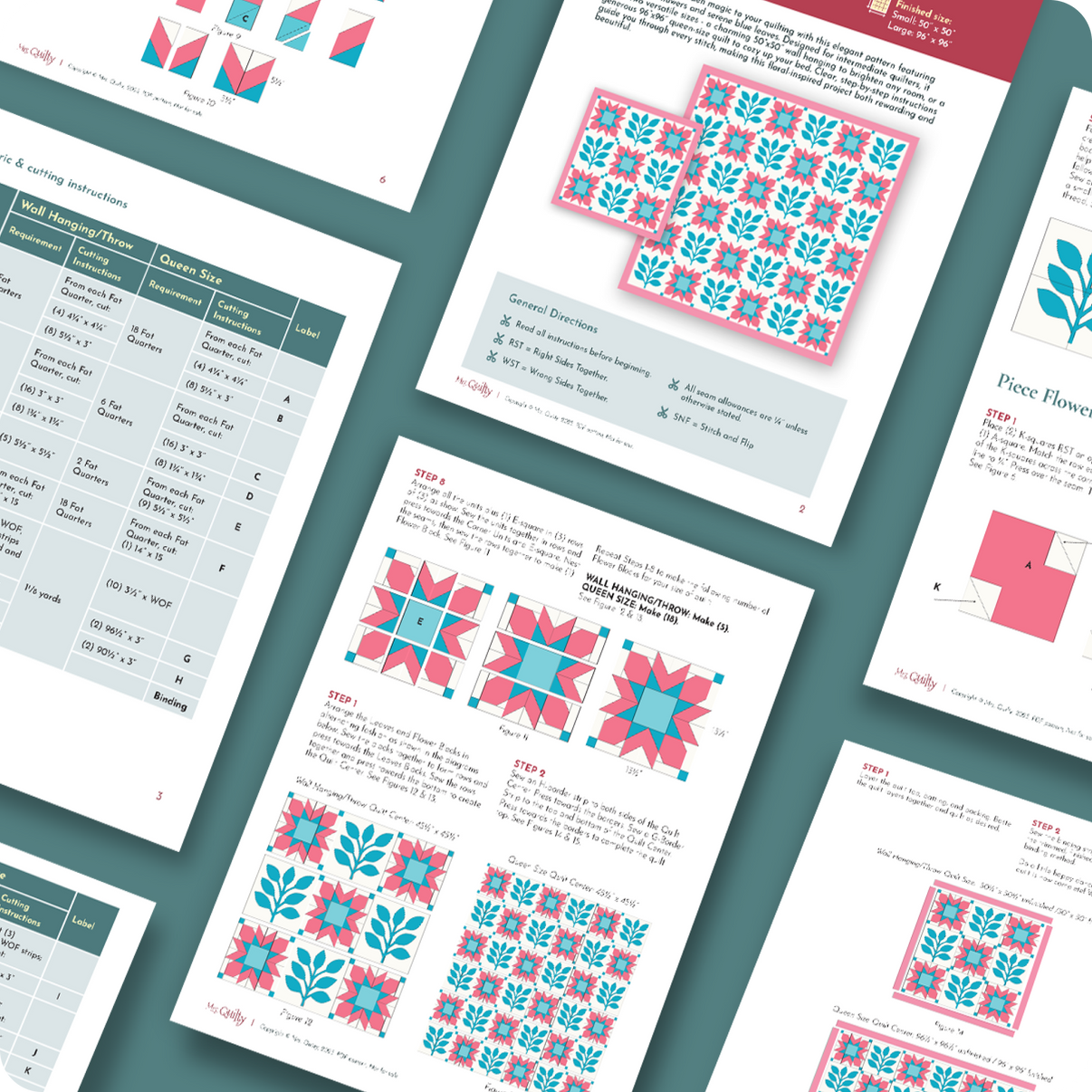 Mrs. Quilty Quilts: 21 Digital Patterns