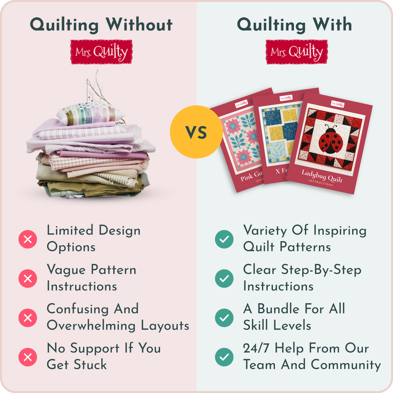 Mrs. Quilty Quilts: 21 Digital Patterns