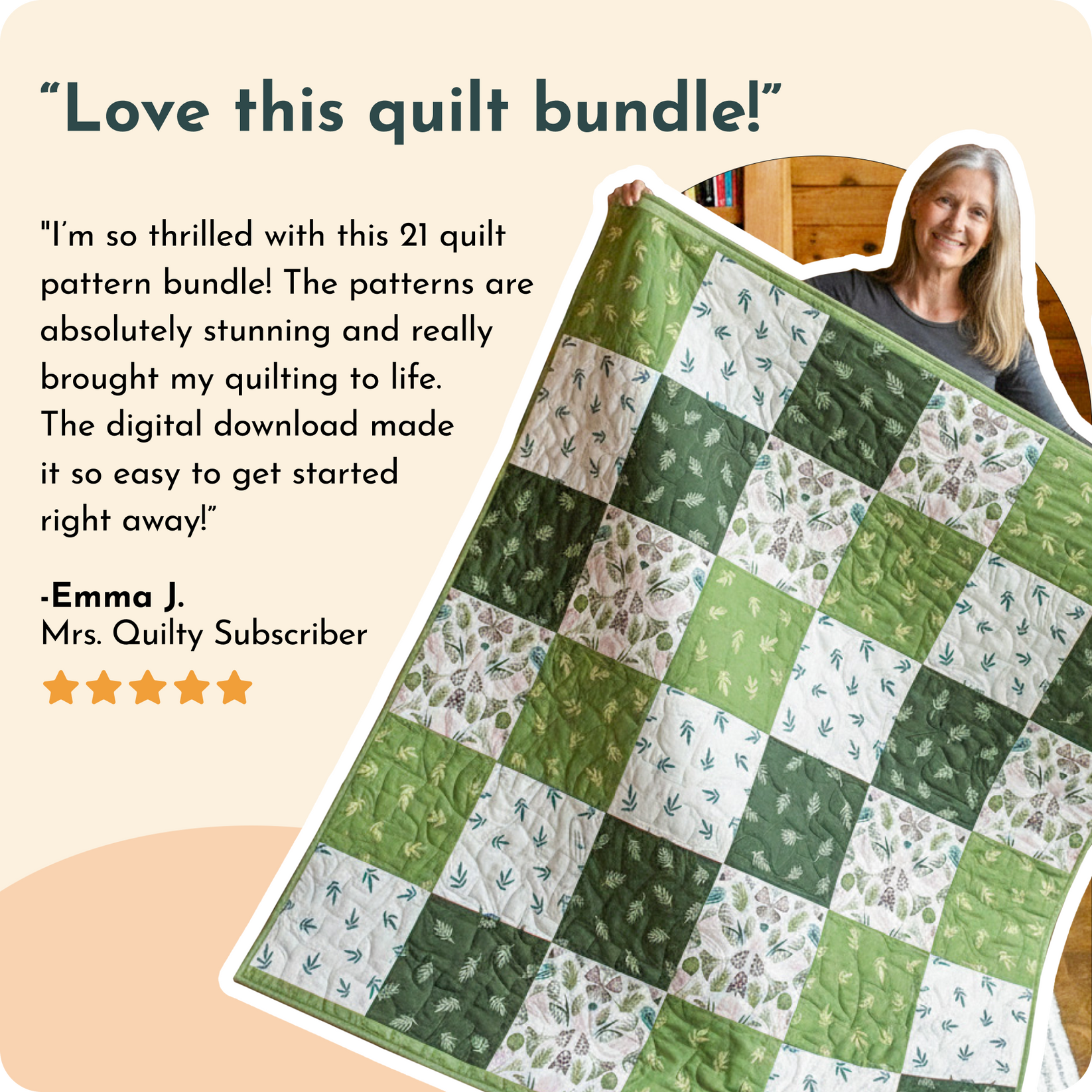 Mrs. Quilty Quilts: 21 Digital Patterns