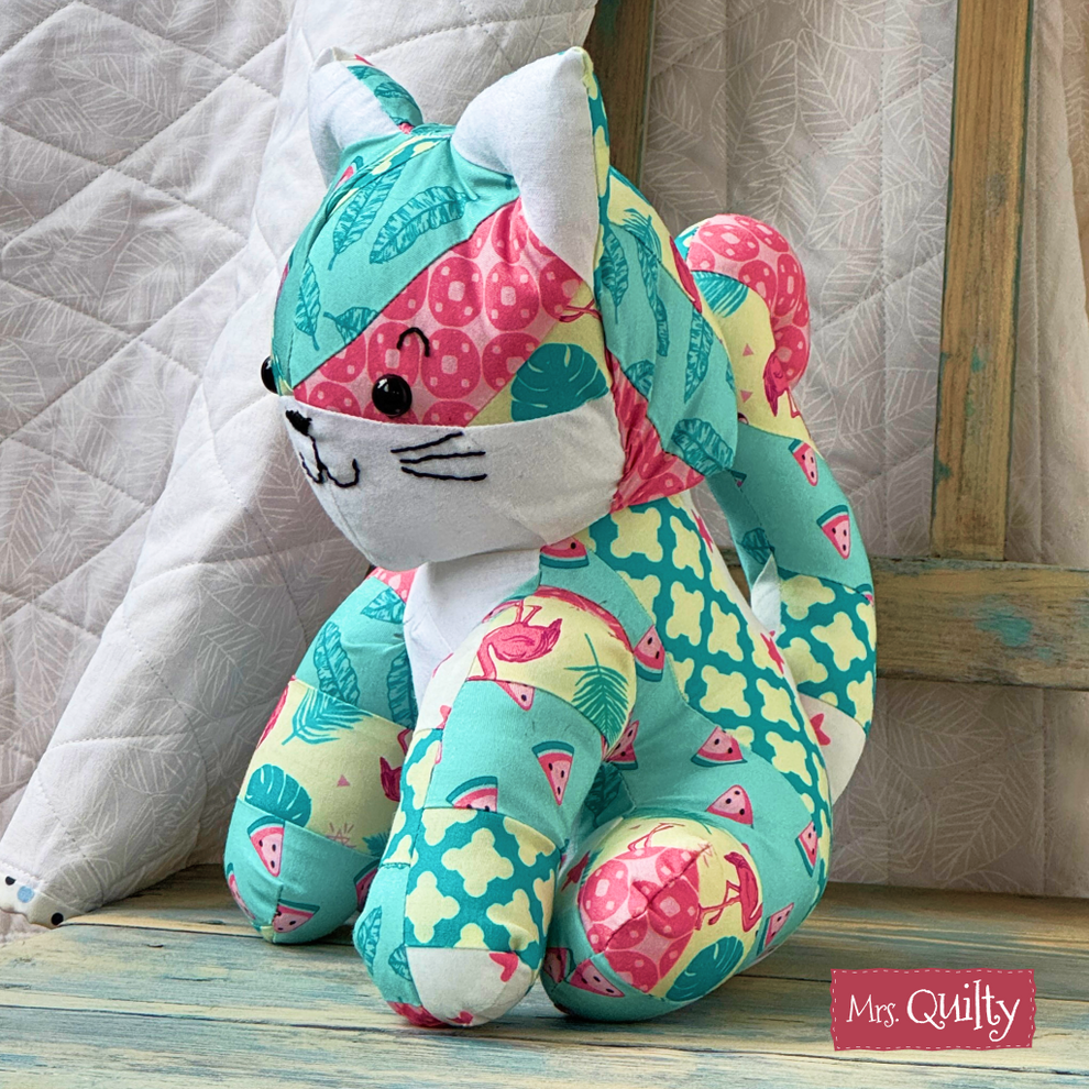 Katie the Kitten PDF Pattern | Animal Plushie Sewing Pattern
