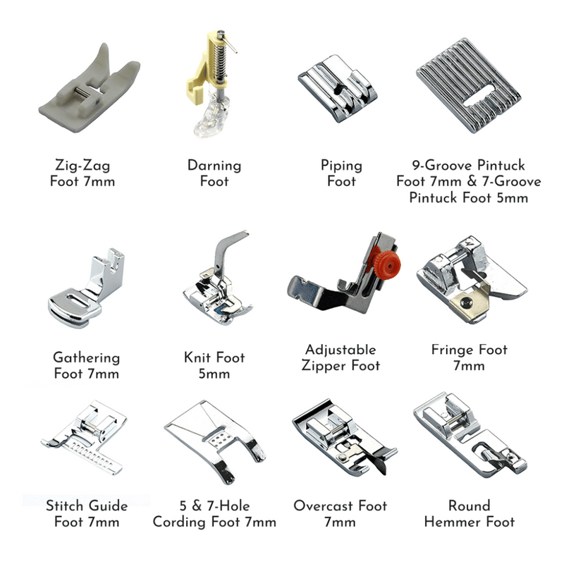 Sewing Machine Presser Foot Set | Mrs. Quilty