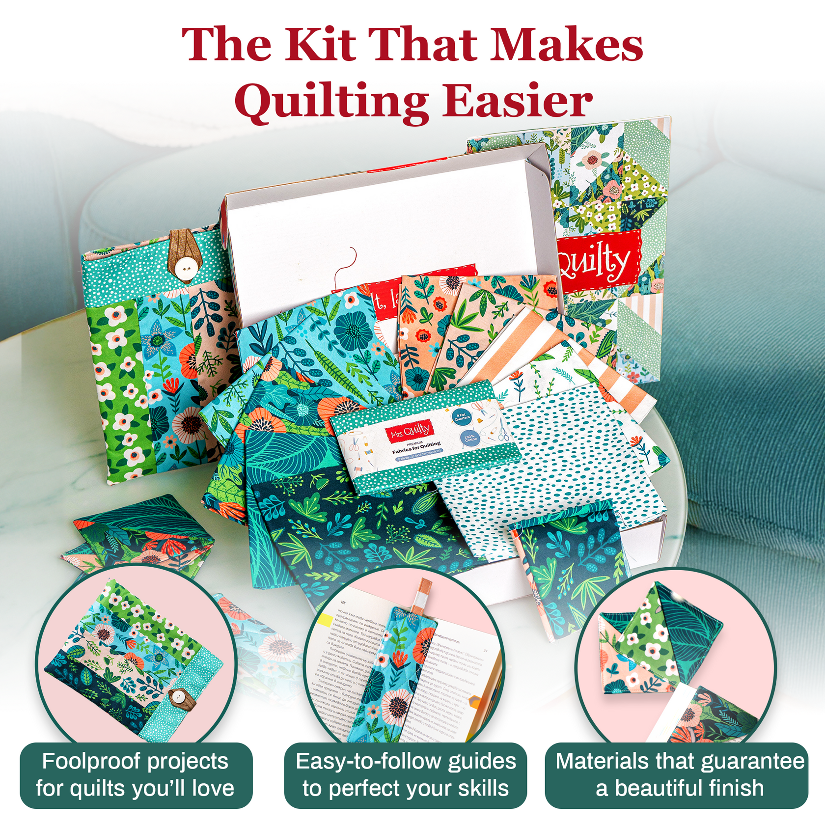 Monthly Quilting Kit | $80+ Value | Mrs. Quilty